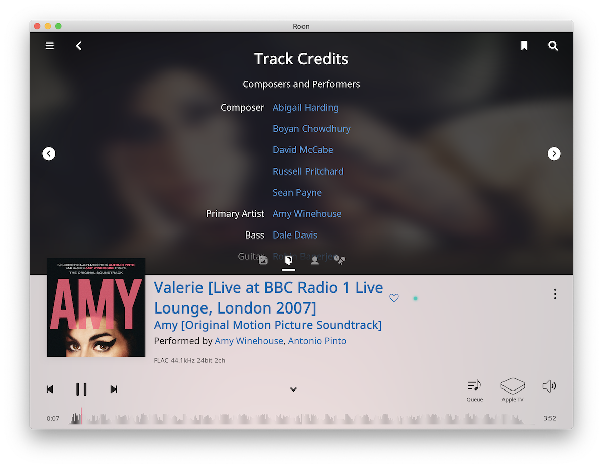 Track-Credits-Amy-Winehouse-Now-Playing – Roon Labs